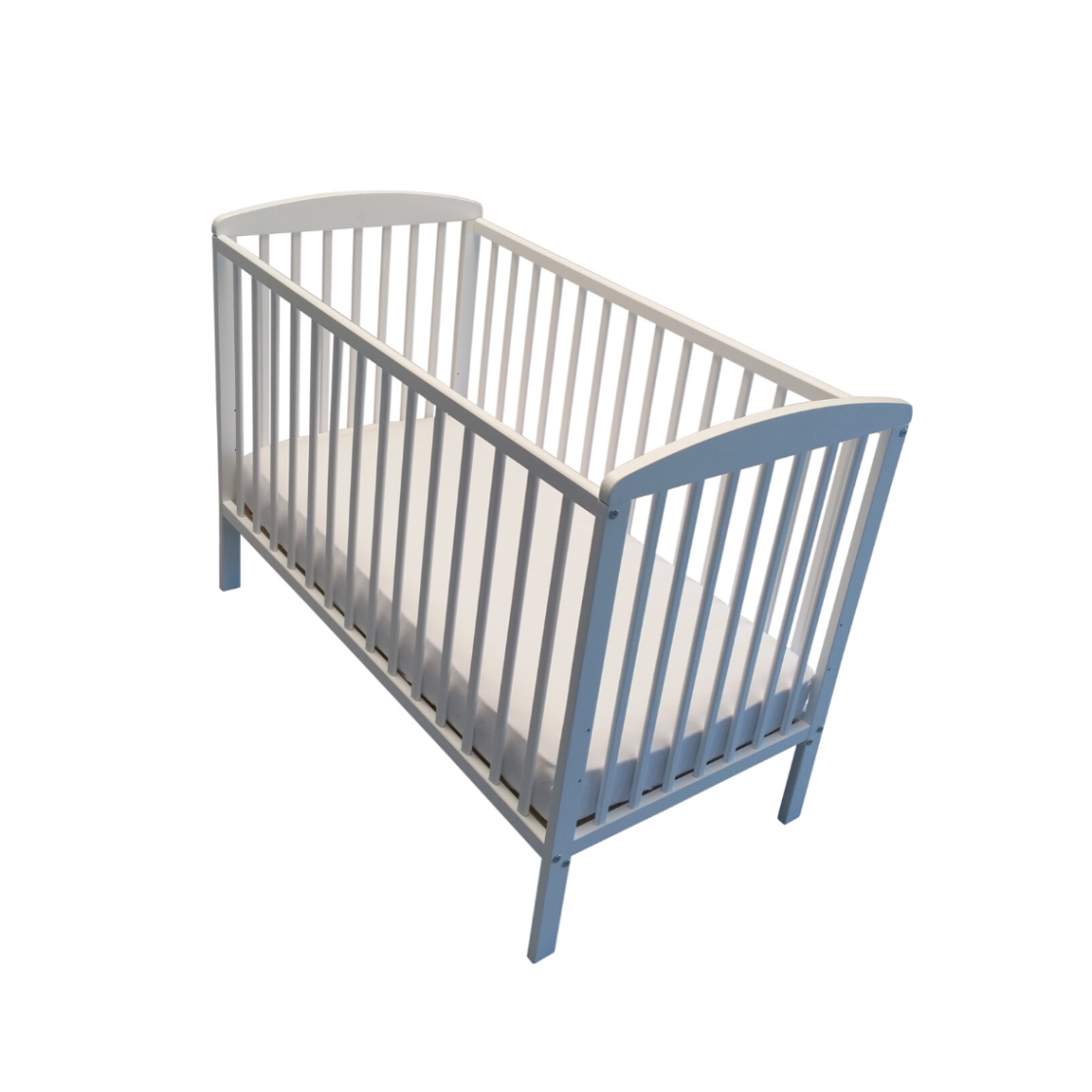 Babysam Nuuk - Seng - BASSON BABY - HVID TREMMESENG